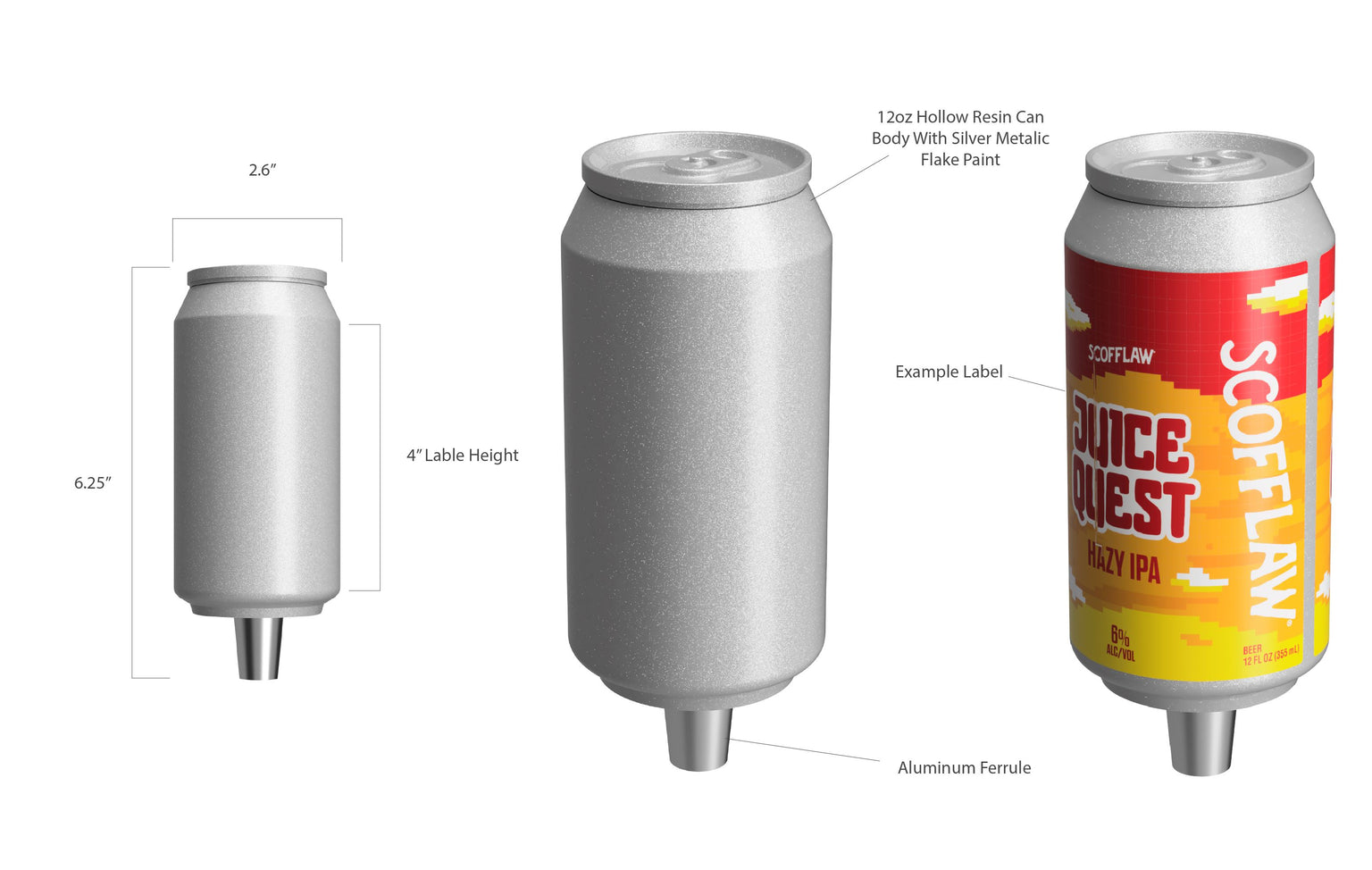 Buy Semi Custom Beer Tap Handles | Steel City Tap Co.