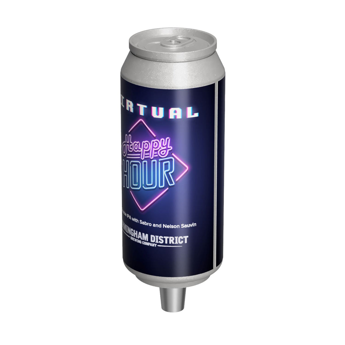 16oz Beer Can Tap Handle - Steel City Tap