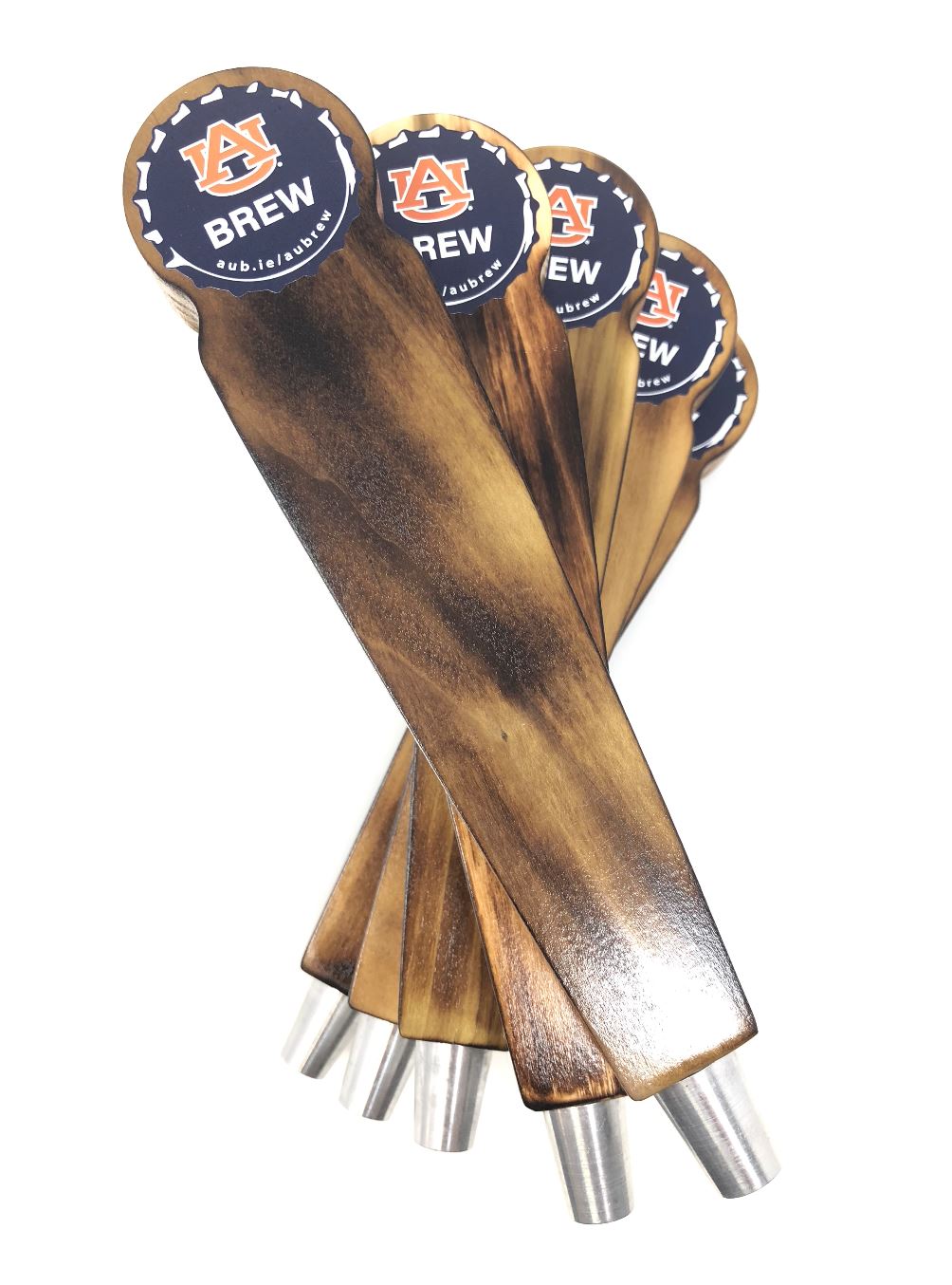 Semi-Custom Flame-Treated Wooden Tap Handle - Steel City Tap